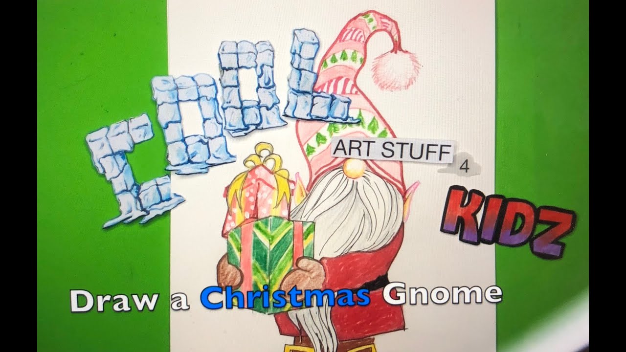 How to draw a Christmas Gnome - YouTube