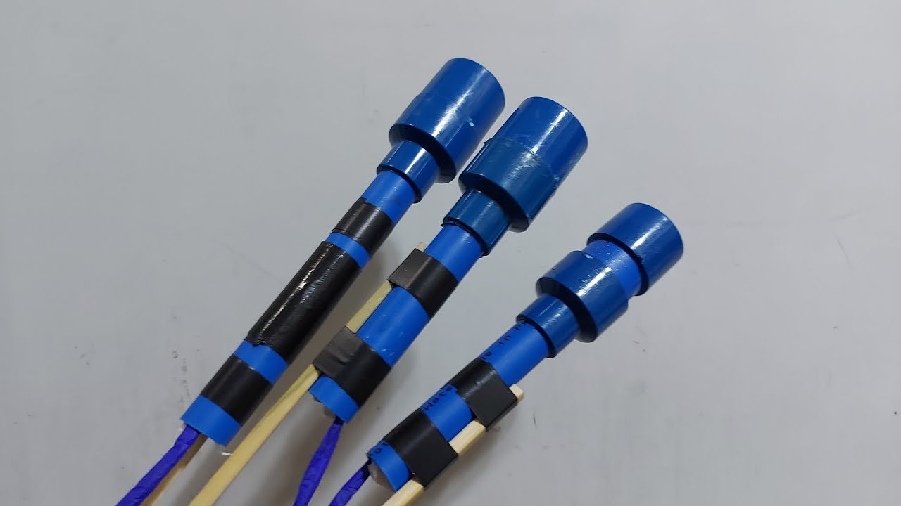 PVC Rocket | Whistle Rocket and 2 Stage Nuke Rocket - YouTube