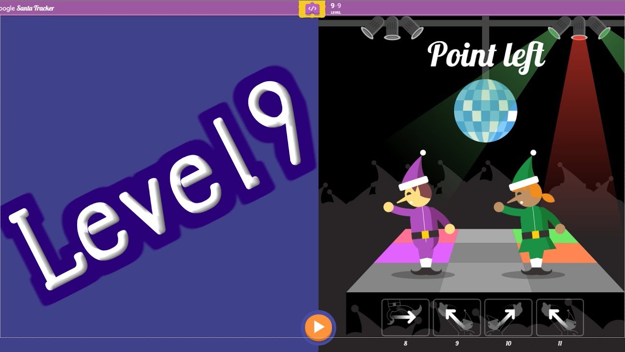 Google Santa Tracker Code Boogie Level9 - YouTube