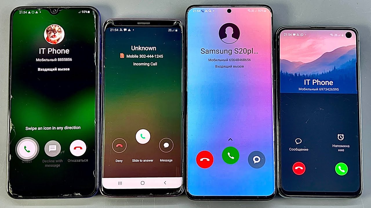 Incoming call$ Samsung Galaxy A30s$ Samsung Galaxy S9$ Samsung Galaxy ...