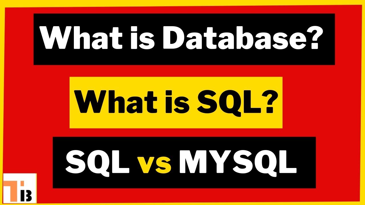 What is Database? What is SQL? - YouTube