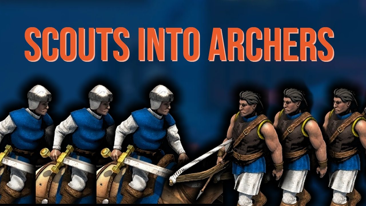 The best Scouts into archers build order! | Age of empires 2 DE - YouTube