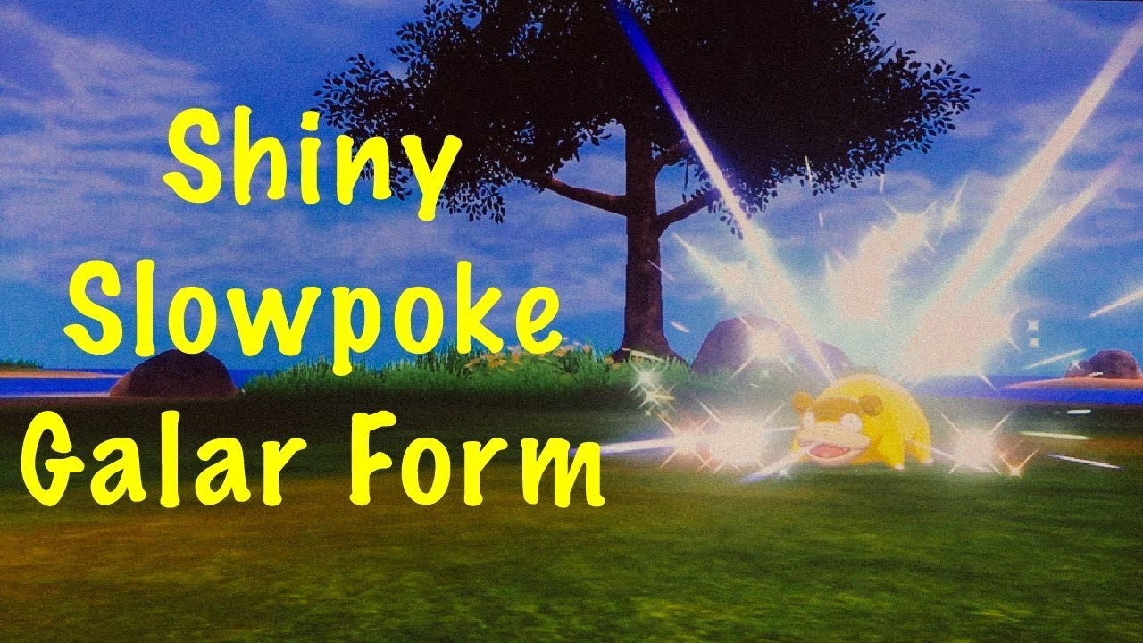 Live!! Shiny Slowpoke (Galar Form) 24K GOLD coating surprises me at ...