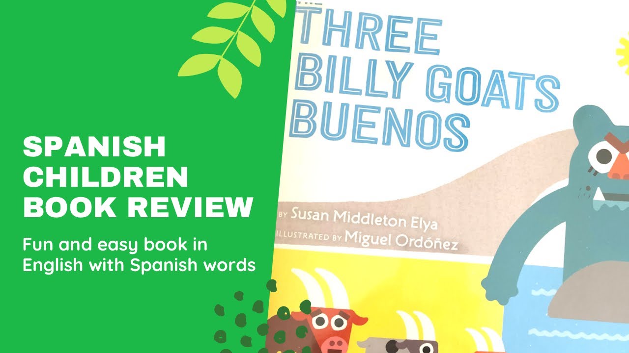 The Three Billy Goats Buenos | Book Review and Kid Activity | Teaching ...