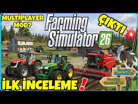 FARMİNG SİMÜLATÖR 26 İLK İNCELEME 🔸FS26 MULTİPLAYER MOD VAR Mİ? FS26 ONLİNE🔸FS26 NE ZAMAN ÇIKACAK?