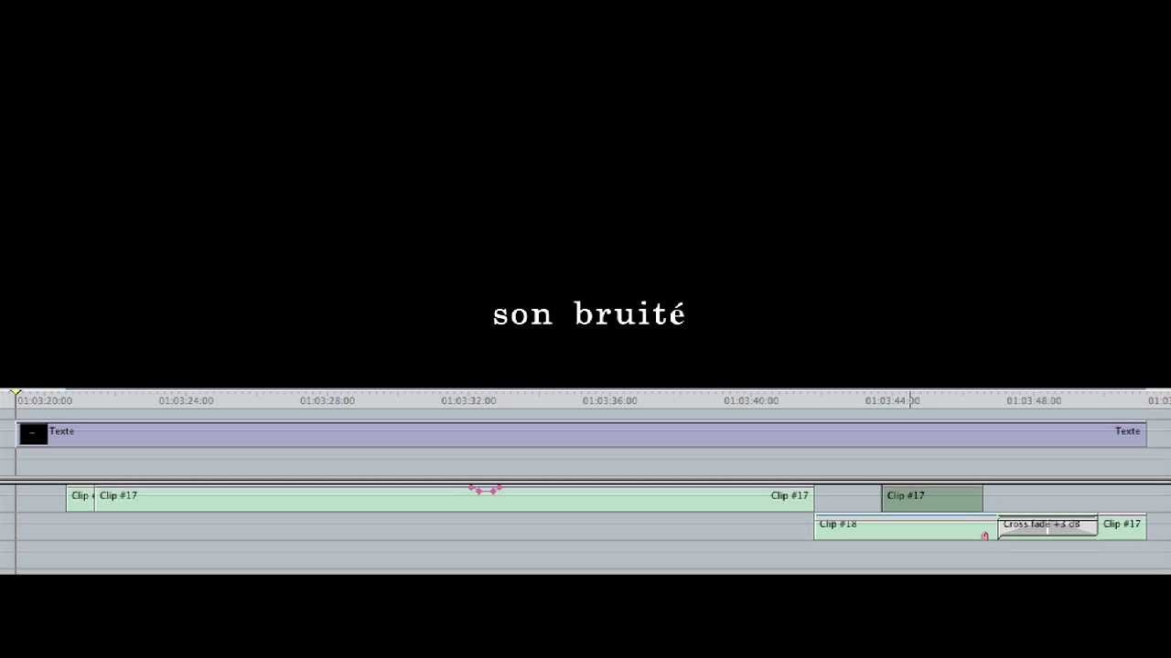 Exemple de son bruité - YouTube