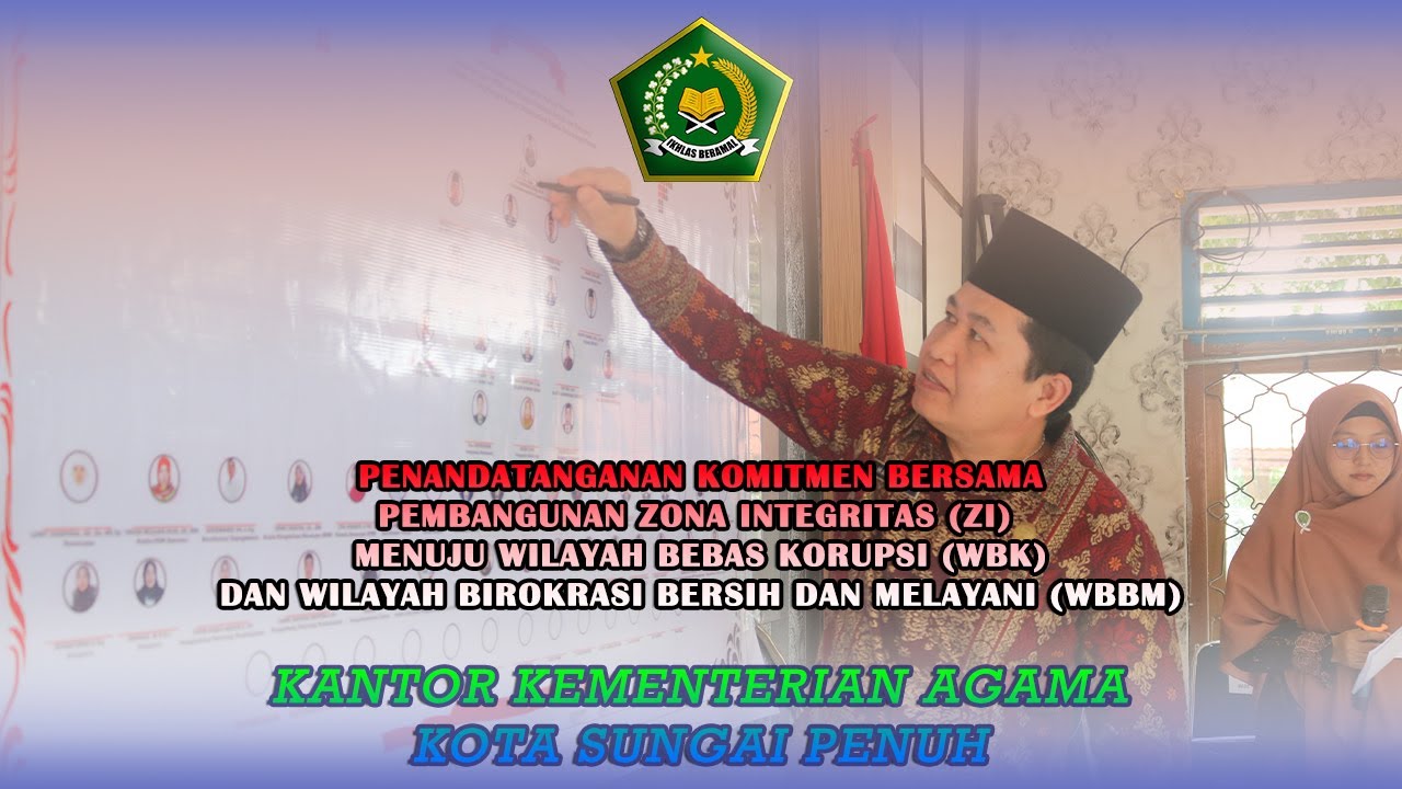 Penandatanganan Komitmen Bersama Pembangunan ZI menuju WBK dan WBBM ...