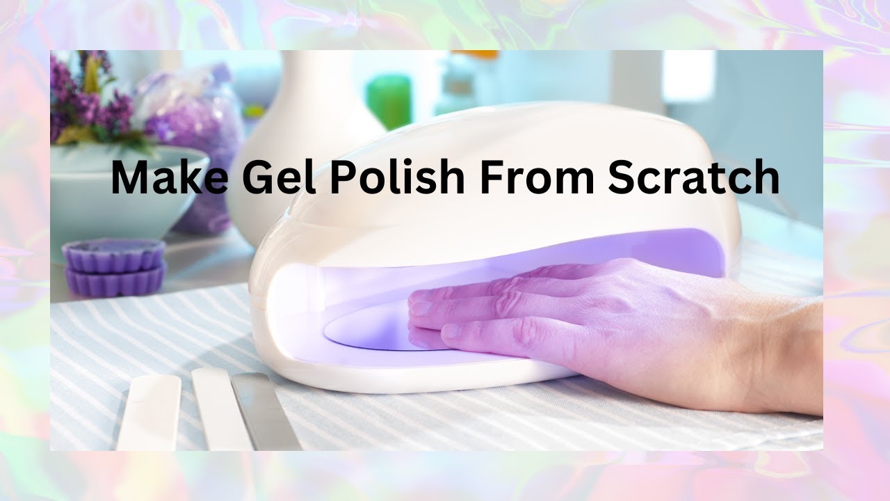 How To Make Gel Polish From Scratch Strawberry Pink - YouTube