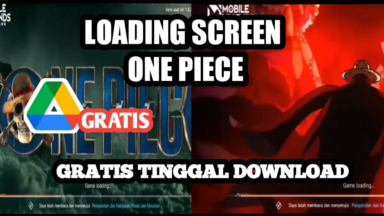 Loading screen ML ONE PIECE gratiss!!! - YouTube