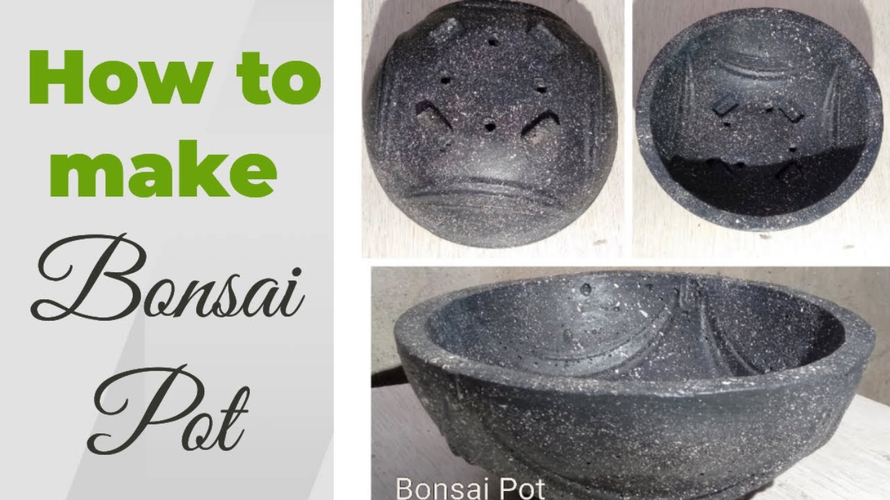 POT MAKING EASY BONSAI POT DIY@landscapinggardening1013 - YouTube