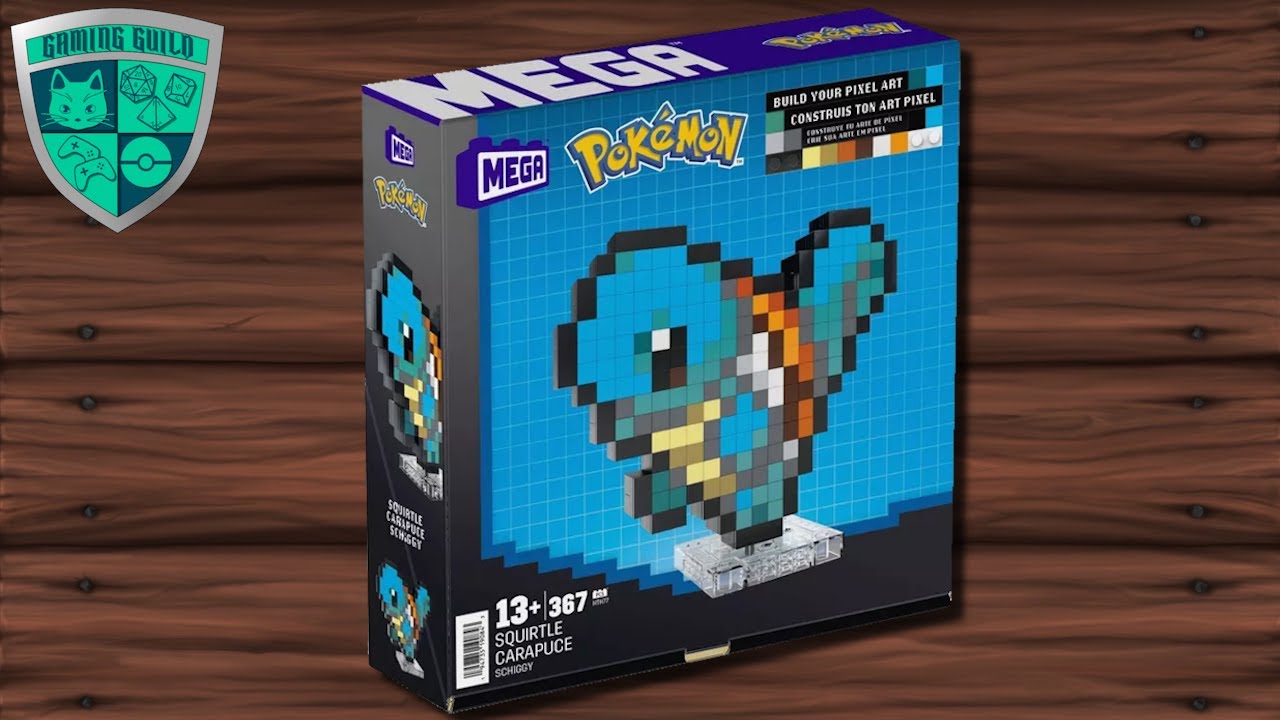 Mega Pokemon Squirtle Building Set Timelapse - YouTube