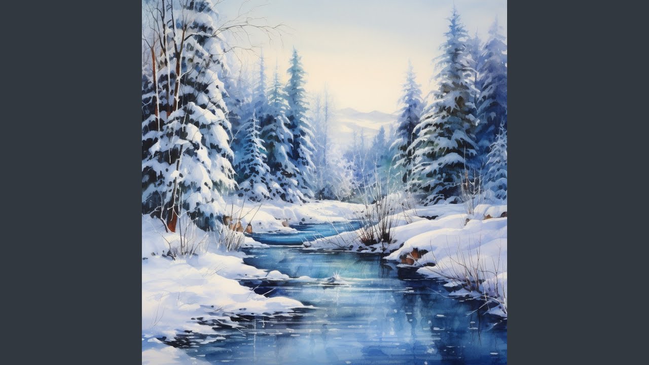 Nocturnal Serenity of the Frosty Brook - YouTube