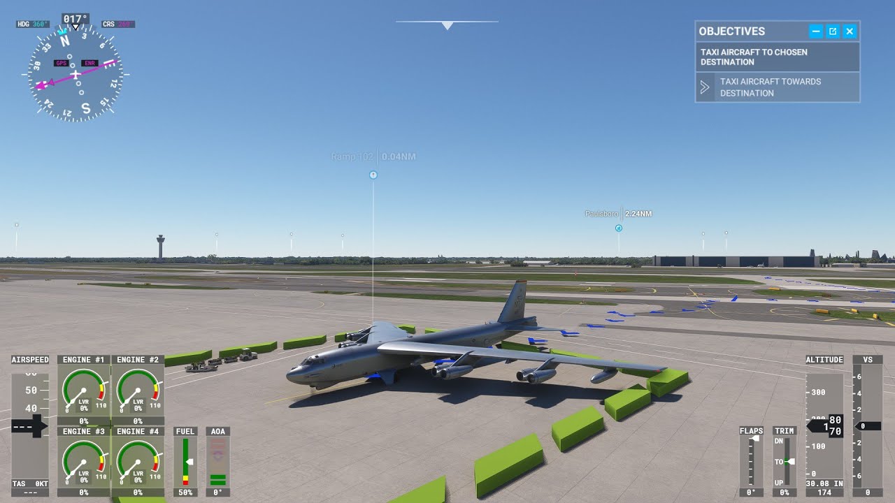 USAF Boeing B-52 Stratofortress Flight from Baltimore to Philadelphia ...