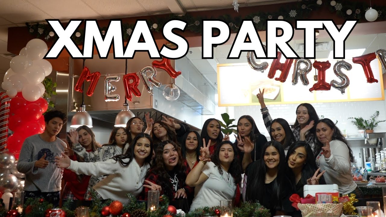 OUR WORK XMAS PARTY VLOG - YouTube