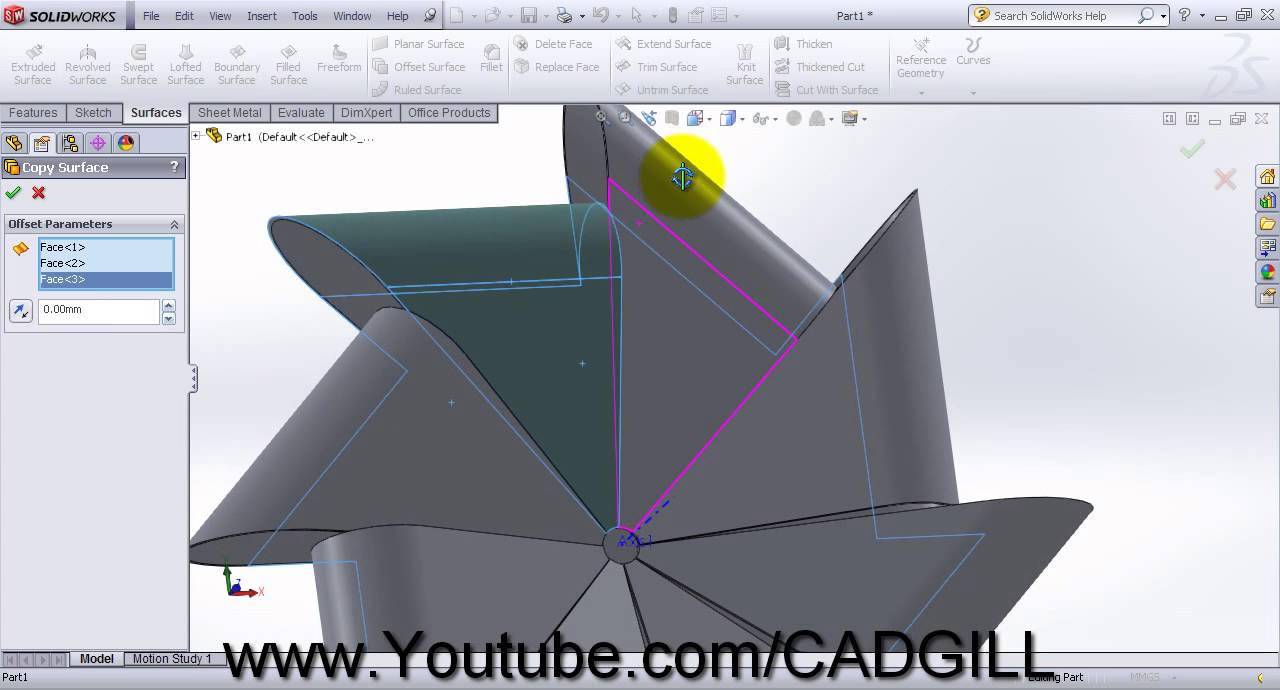 Sheetmetal Pinwheel in SolidWorks Video Tutorial - YouTube