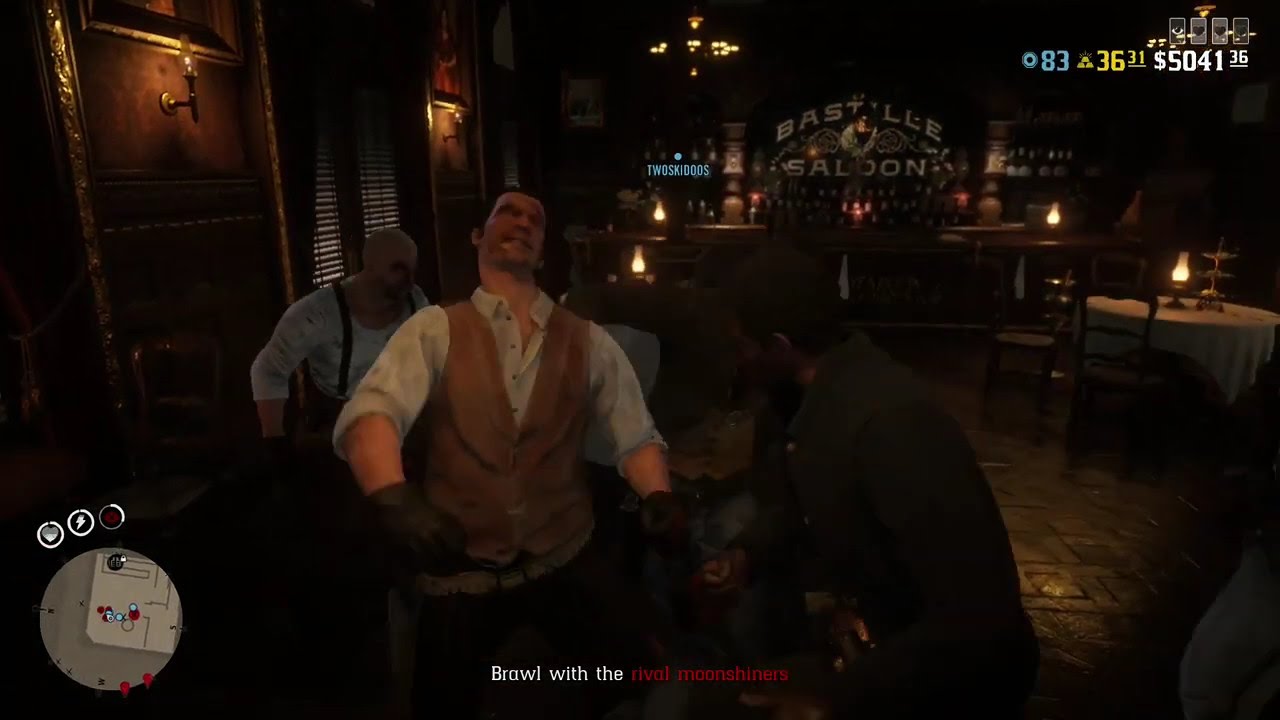 Red Dead Online - EPIC BAR BRAWL 2! - YouTube
