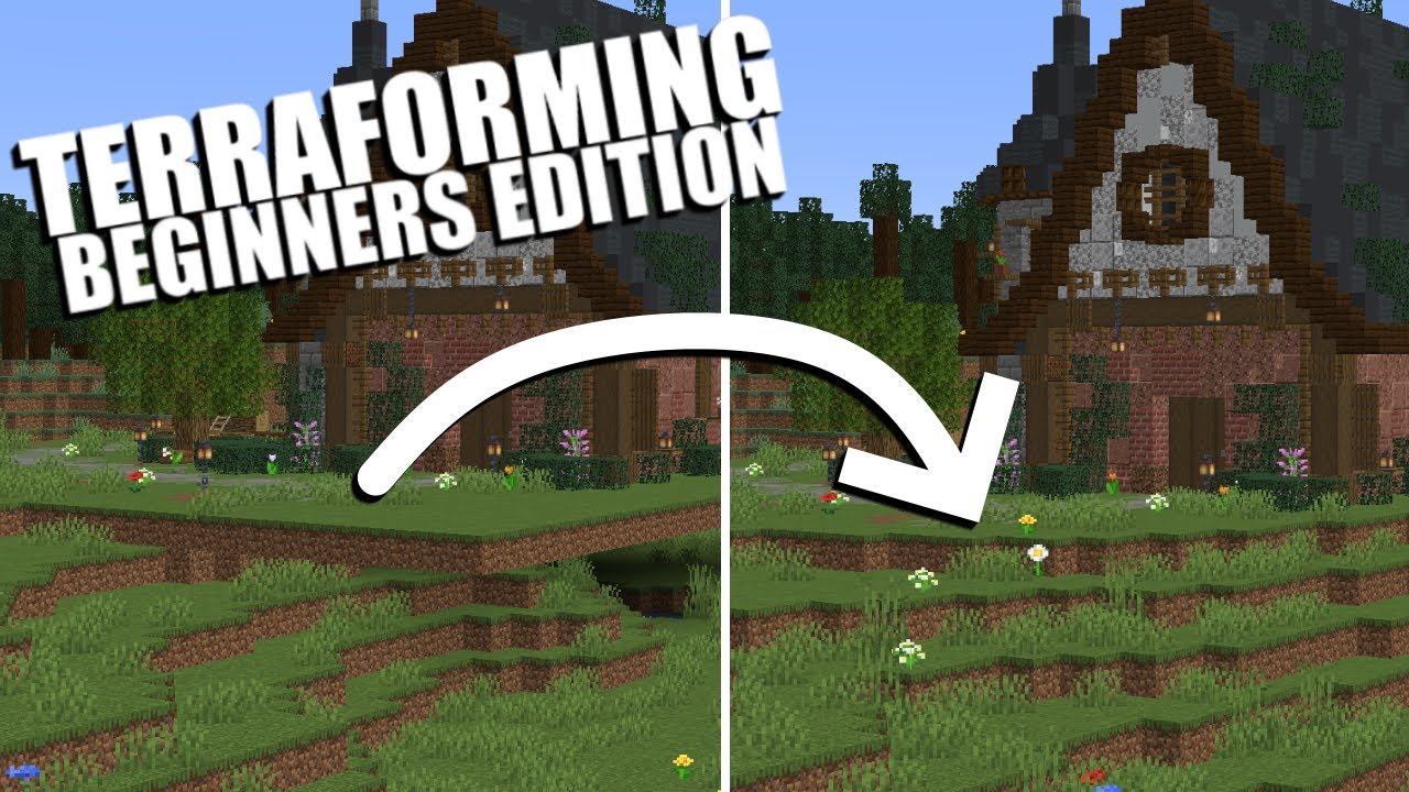 Minecraft Terraforming | A Beginners Guide - YouTube