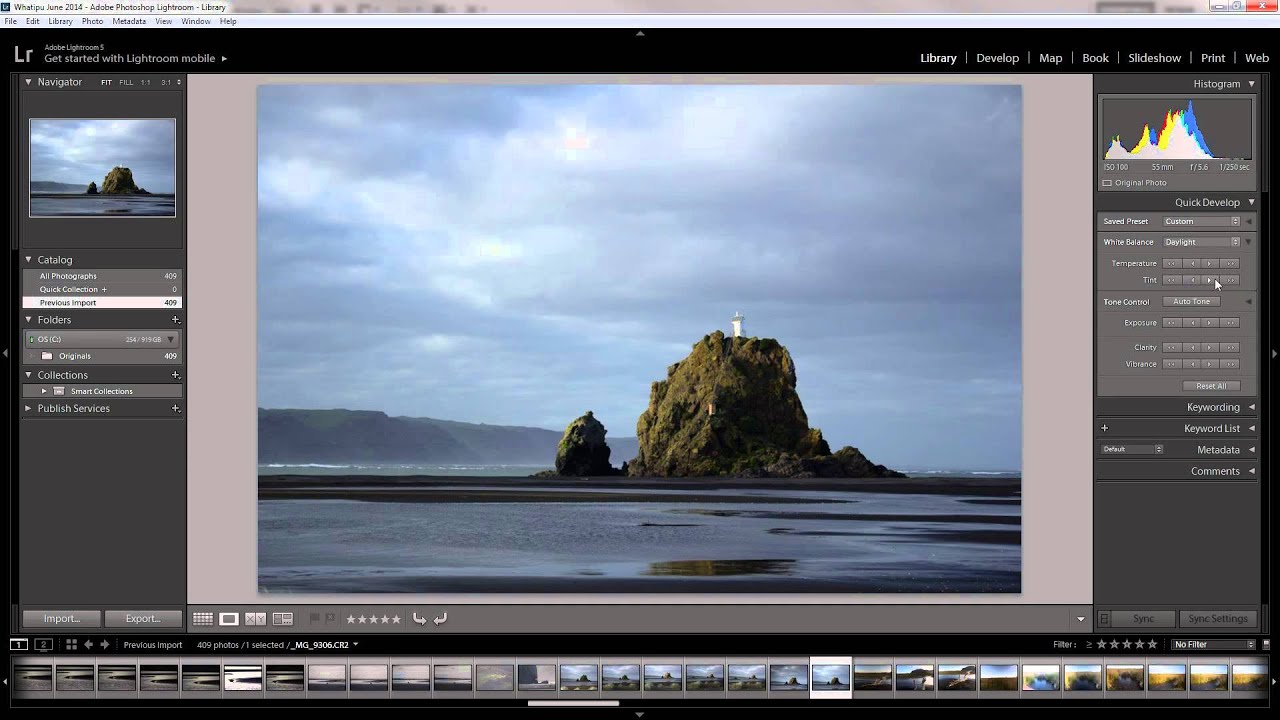 Quick Develop Module in Lightroom 5 - YouTube