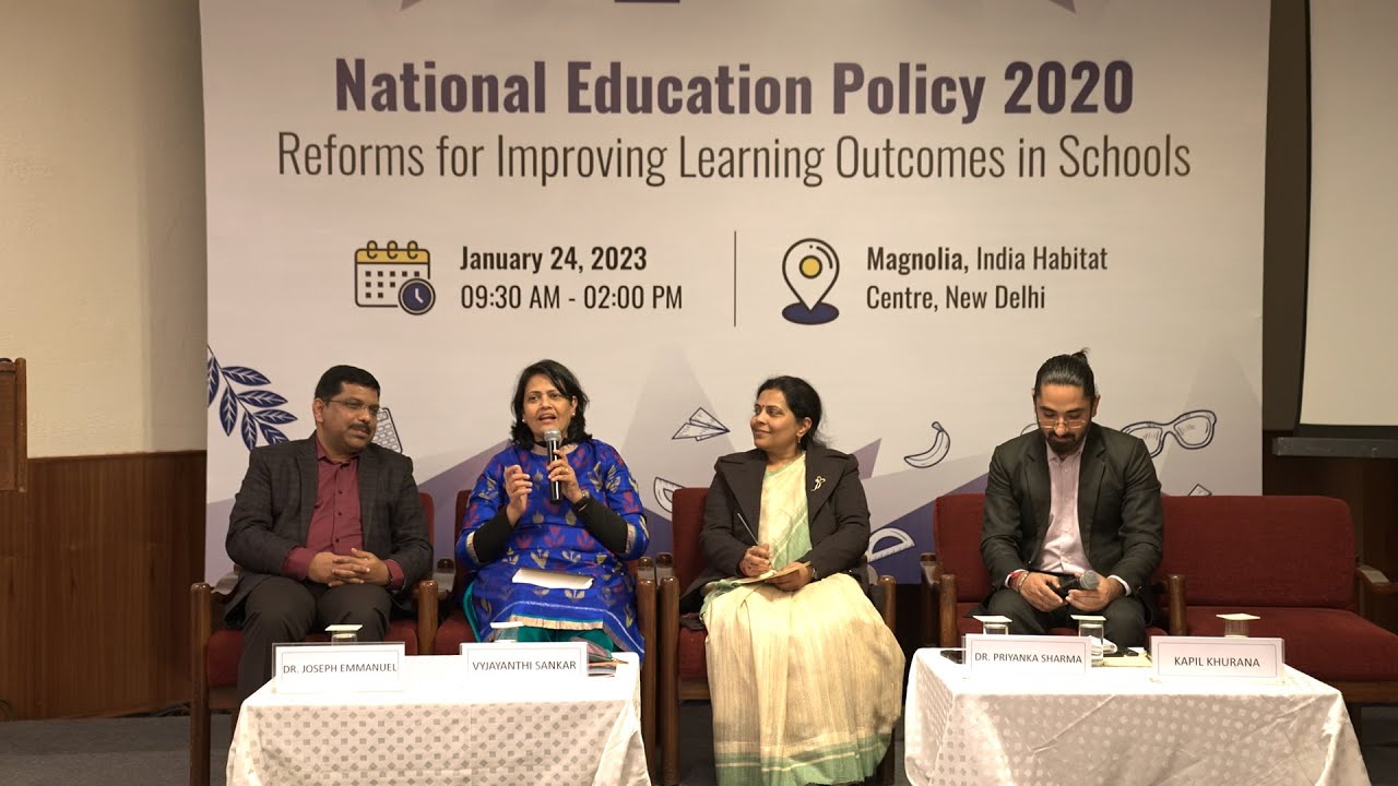 National Education Policy 2020 | Panel on 'Setting a Visible Marker to ...