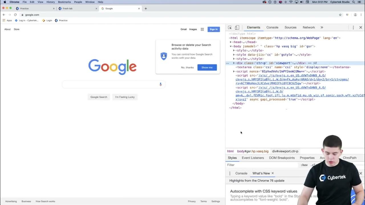 Selenium WebDriver: 3. Basic Navigation - YouTube
