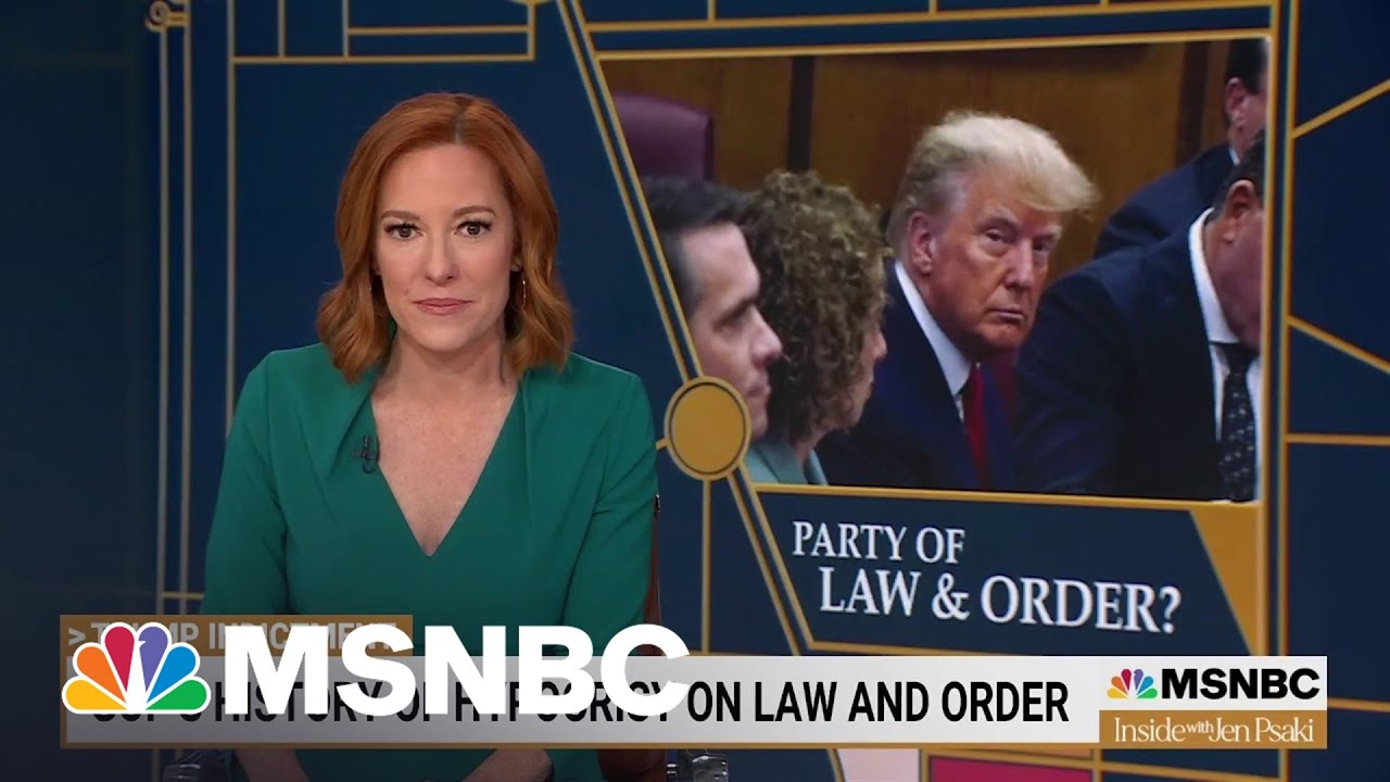 Jen Psaki on the GOP's history of hypocrisy on law and order - YouTube