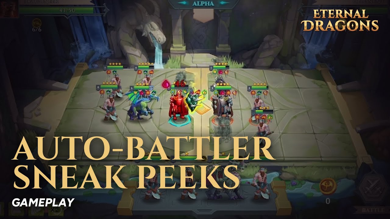 Eternal Dragons Auto-Battler Sneak Peeks: Gameplay with Lead Game ...