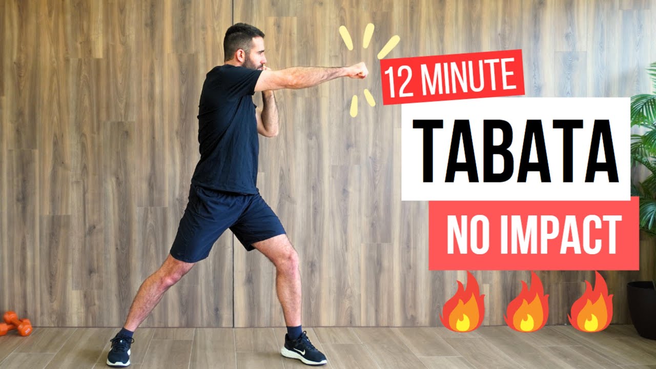 12 MIN LOW IMPACT TABATA / CARDIO / NO MATERIAL / HOMEWORKOUT ...