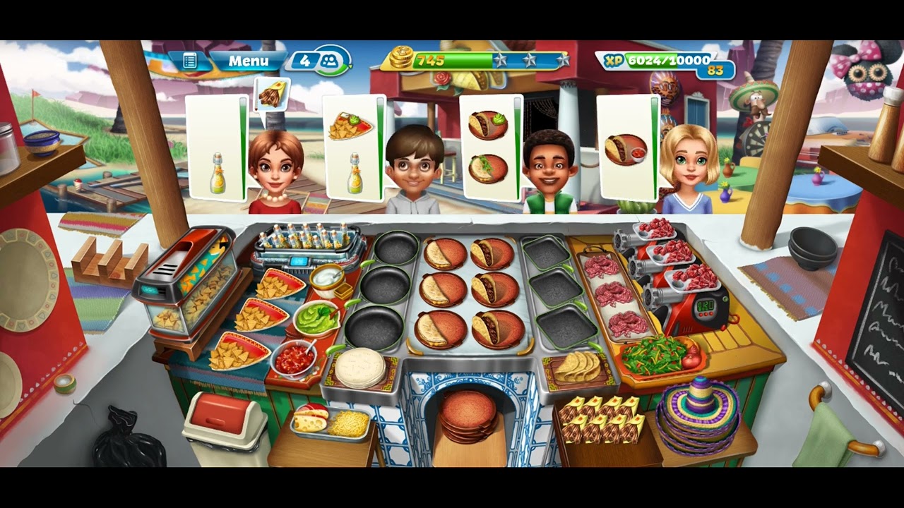 Cooking Fever Cafe Mexicana Level 25 - YouTube
