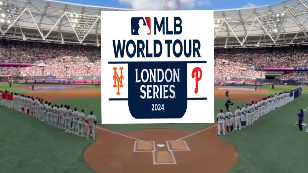 PHILADELPHIA PHILLIES VS NEW YORK METS IN LONDON- PHILLY FANS TAKEOVER ...