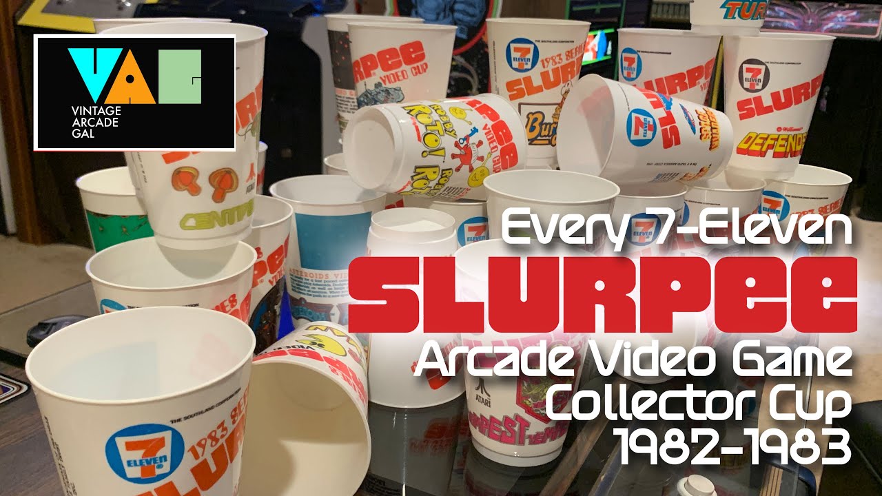 Every 7-Eleven Slurpee Video Game Arcade Cup 1982-1983 - YouTube