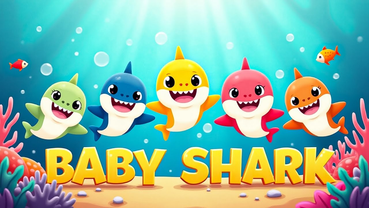 Letra y Baile de Baby Shark 🌊 para Cantar con los Pequeños - YouTube