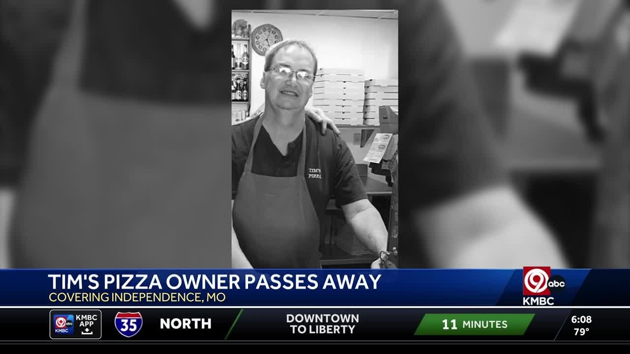 Independence mourns the loss of Tim's Pizza owner Tim Pace - YouTube
