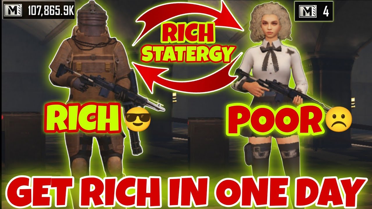 Metro royale get rich easily in chapter 21🤑 best trick to get rich ...