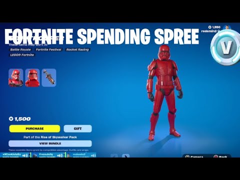 Fortnite Spending Spree (22,000+ VBUCKS) #1 - YouTube