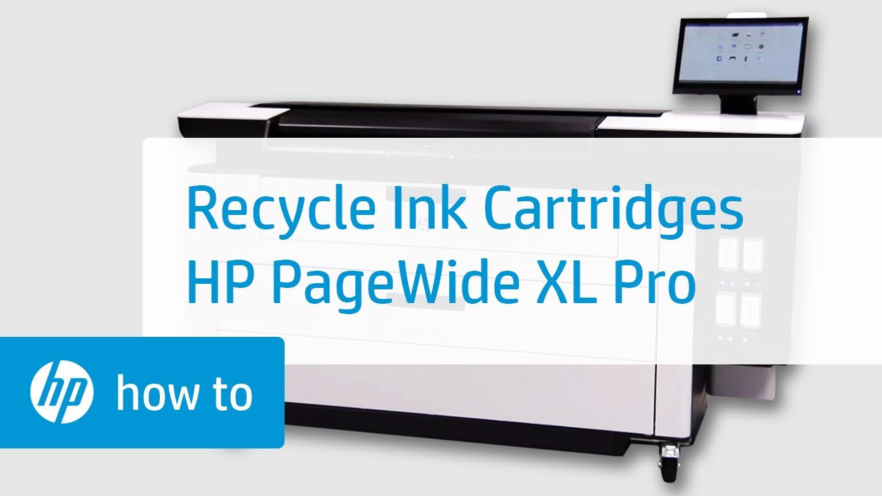 Recycle HP Eco-Carton Ink Cartridges in the HP PageWide XL printer ...