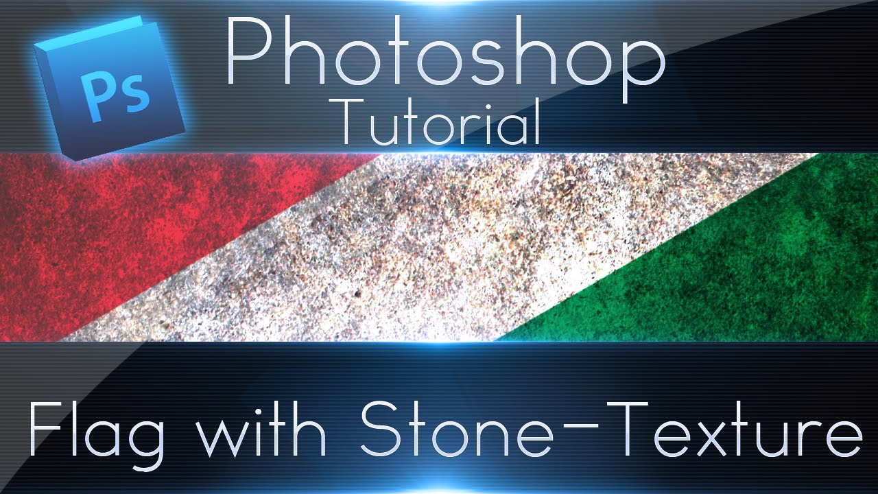 Photoshop Tutorial | Flag With Stone-Texture - YouTube