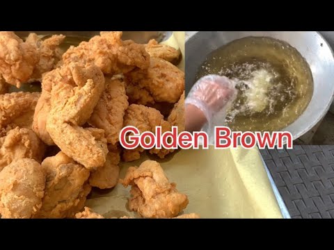 How You Make Your FRIED CHICKEN Into Golden Brown Color #kalpotv # ...