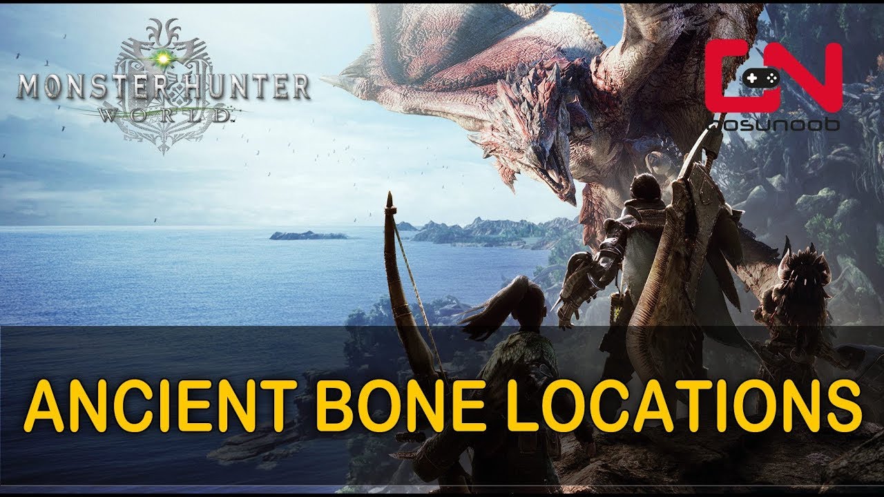 Monster Hunter World Ancient Bones locations - YouTube