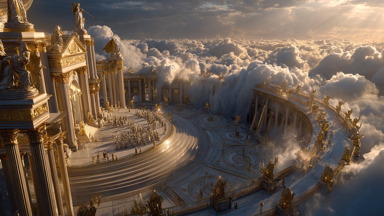 The Gates of Heaven | Epic Divine City Above the Clouds - YouTube