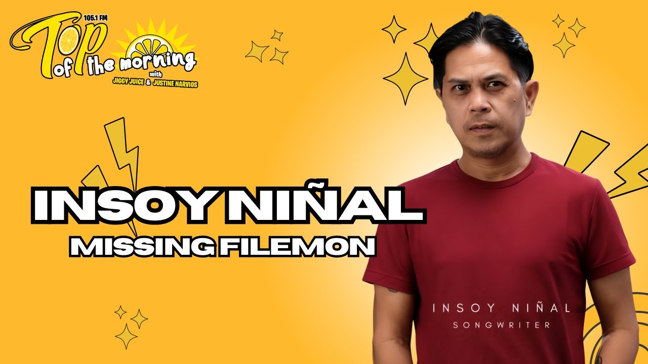 Top of the Morning with Insoy Niñal Missing Filemon - YouTube