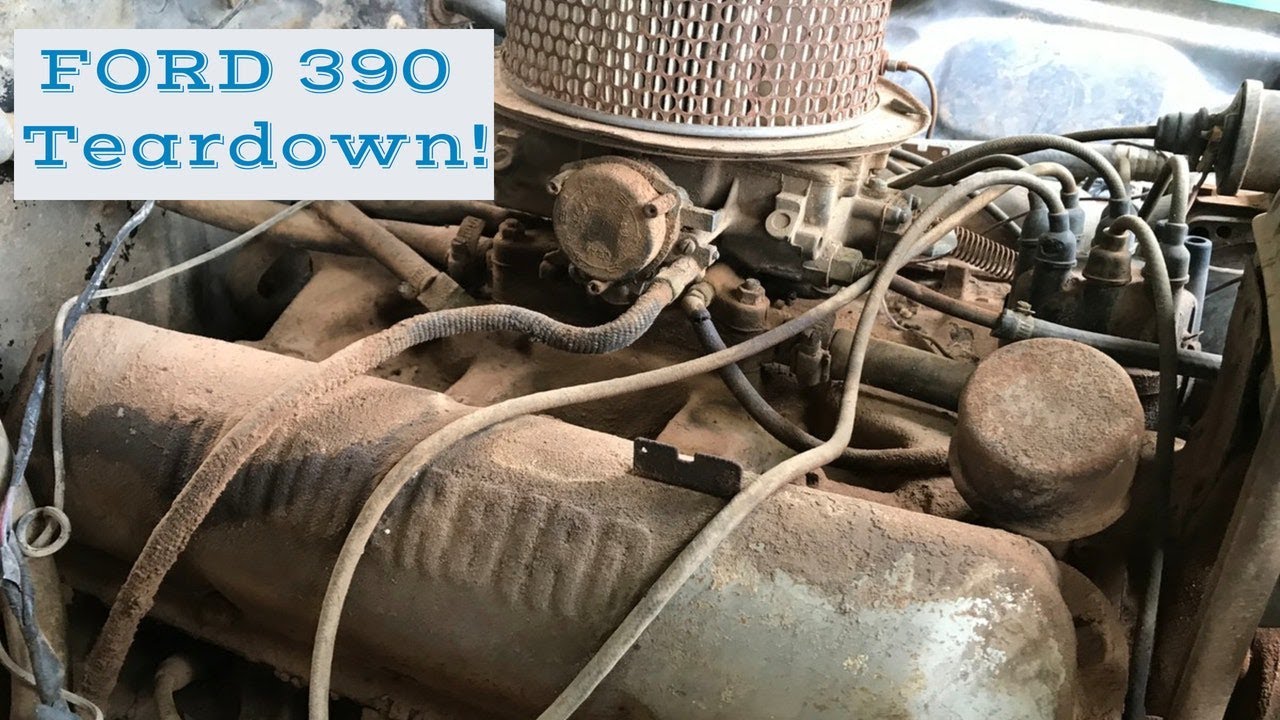 Tearing Down The Ford 390! - YouTube