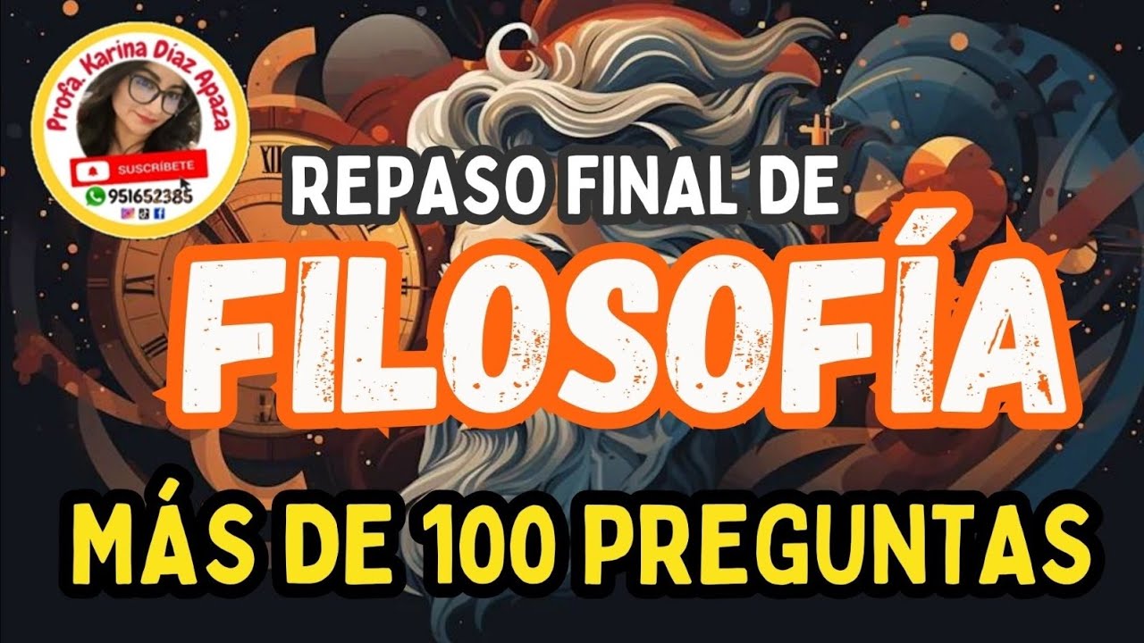 REPASO FINAL DE FILOSOFÍA 2DO EXAMEN CEPRUNSA #fijas #filosofia #filosofía #repaso #arequipa # ...