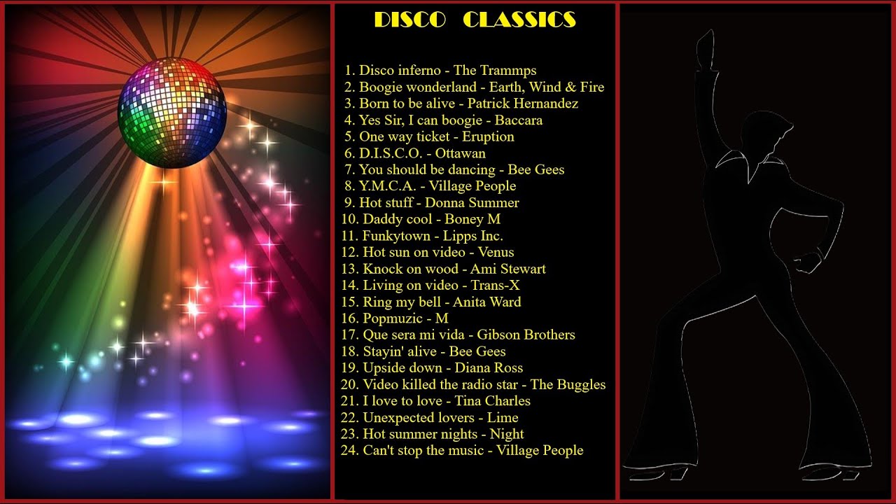 Greatest Disco Classics (with background) - YouTube