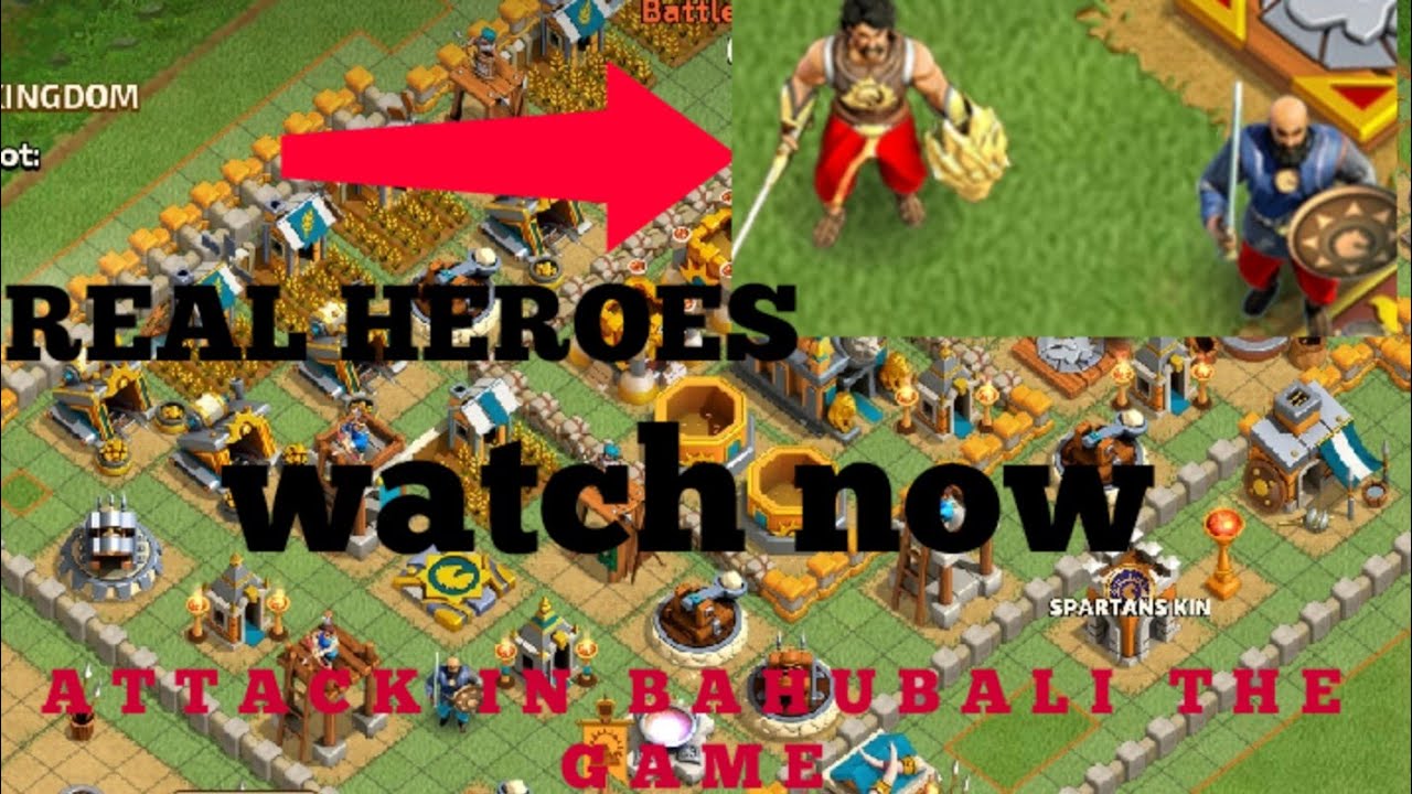 ATTACK IN THE BAHUBALI THE GAME || PART 2 ||WITH 3 HEROES - YouTube