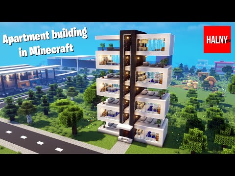 How to build an apartment building in Minecraft