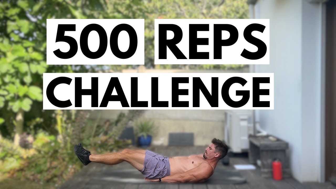 500 Reps Challenge | Full Body Workout At Home With Weights - YouTube
