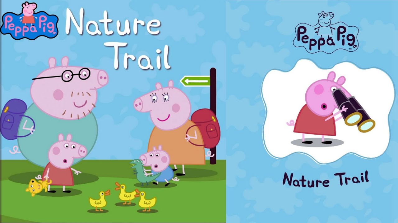 Peppa Pig - Nature Trail| Read Aloud Animated Story for Kids - YouTube