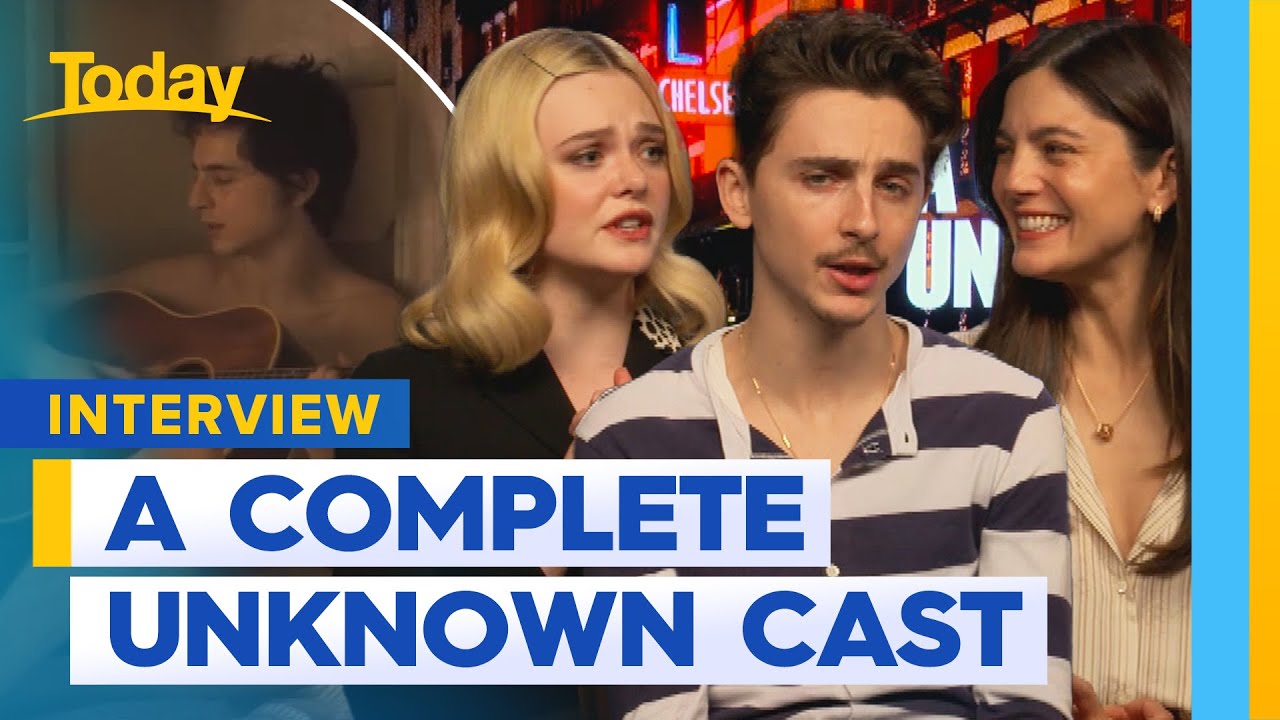 A Complete Unknown stars catch up with Today | Today Show Australia ...
