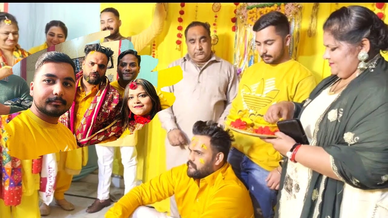 Chacha ji di Marriage di Haldi Ceremony. - YouTube