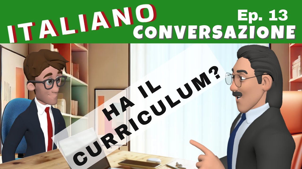 🇮🇹 Learn Italian with LinguaMotion THE JOB INTERVIEW | Real life Useful ...